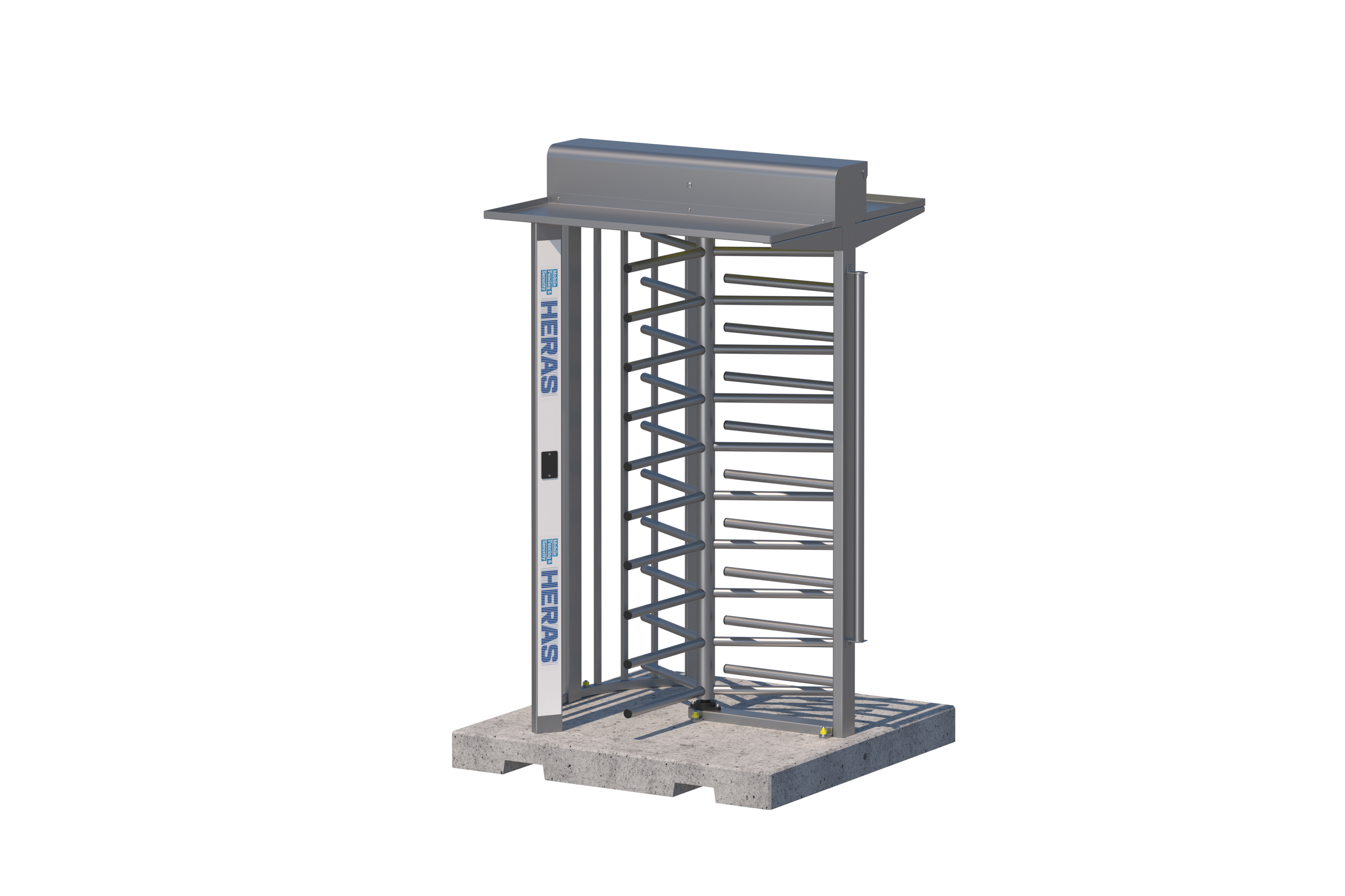 Turnstile from Heras Mobile for efficient access control